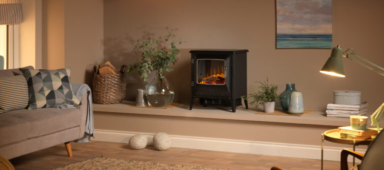 Dimplex Lucia Optiflame Electric Stove – The Fireplace Company Haydock