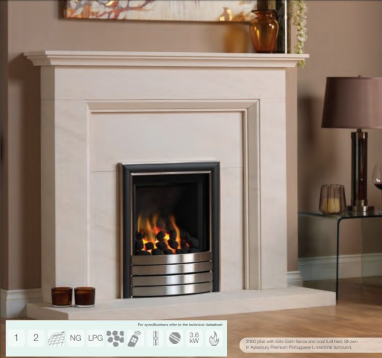 Paragon 2000 Plus Gas Fire – The Fireplace Company Haydock