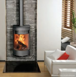 Purevision PVR Cylinder Multifuel Stove in Inglenook – The Fireplace ...